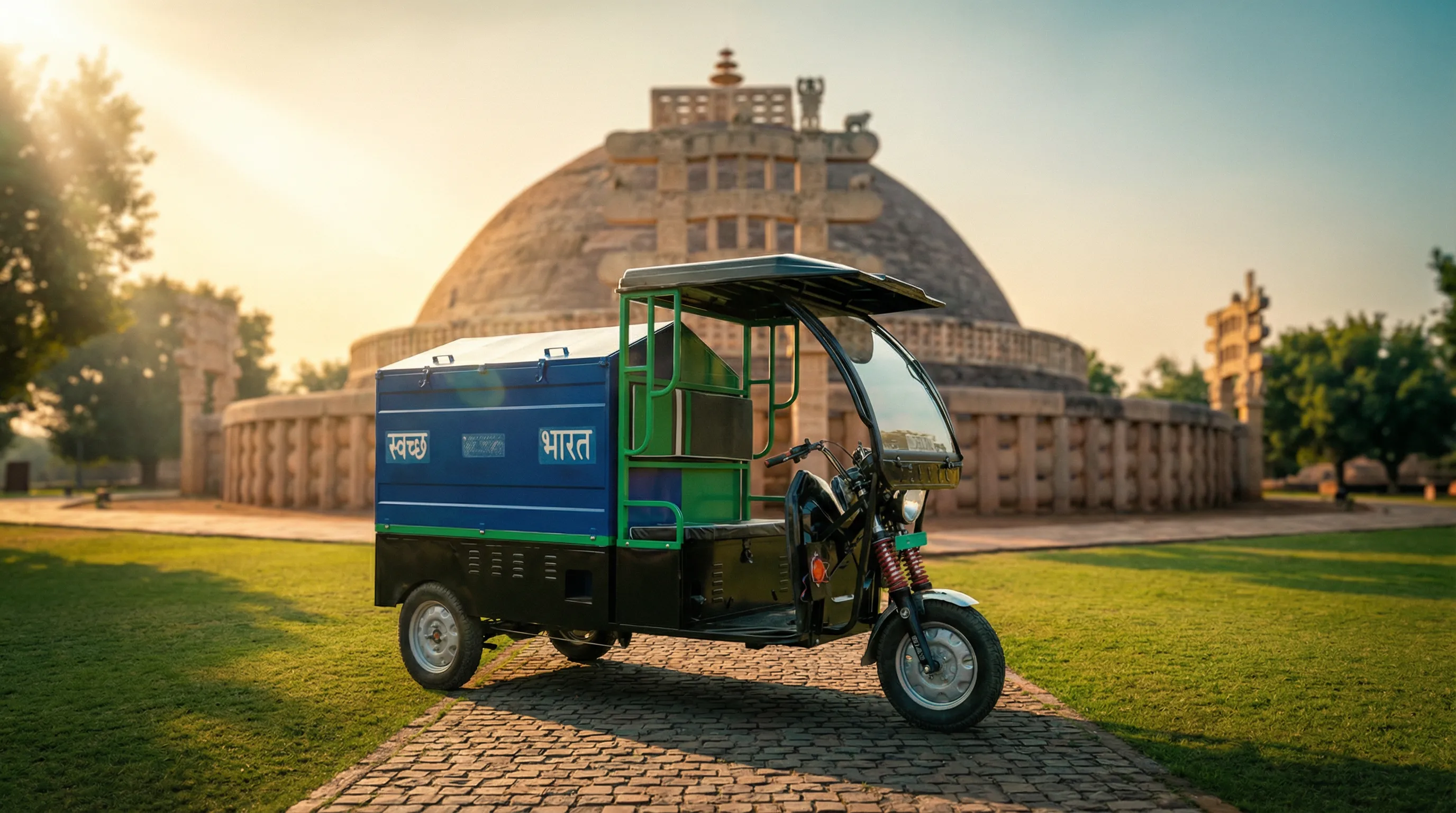 Deltic Garbo Electric Garbage Vehicle | Best E Garbo Van in India ...